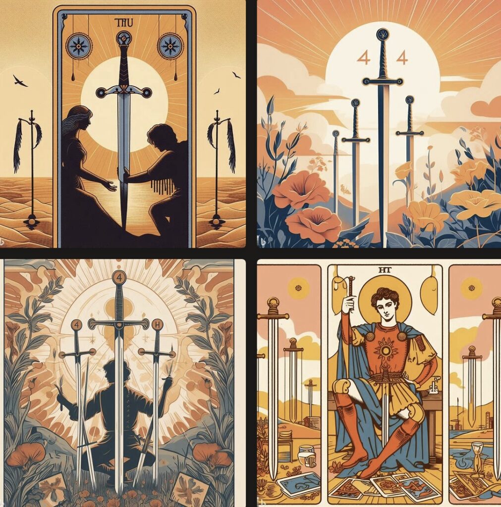 Significado • El 4 de Copas en el TAROT →【 Guía 2024 】