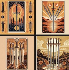 Significado del 8 de Espadas | Tarots.Online →【 Guía 】