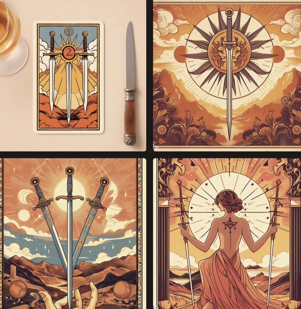 Significado del 2 de Espadas • En el Tarot →【 Guía 2025 】